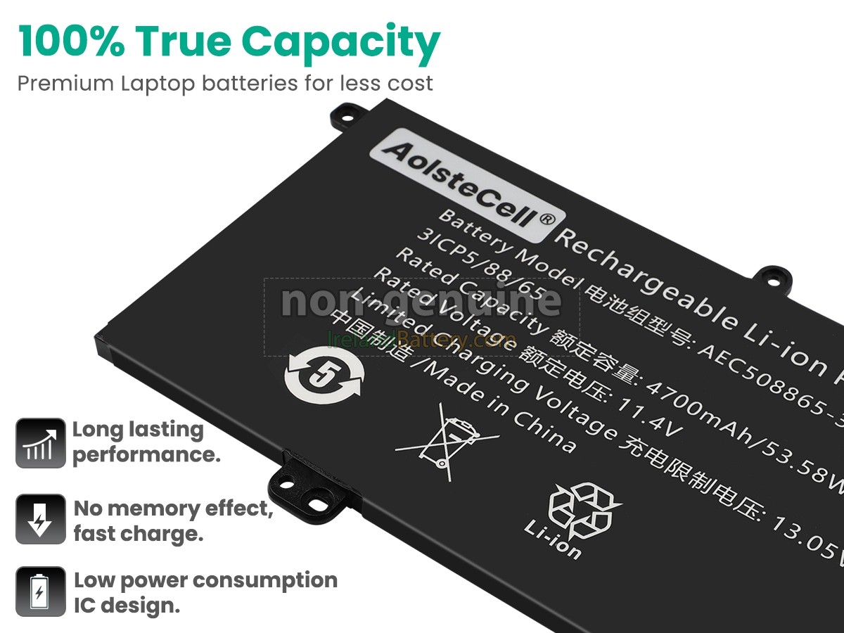 AolsteCell AEC58865-3S1P Laptop Battery Replacement - irelandbattery.com